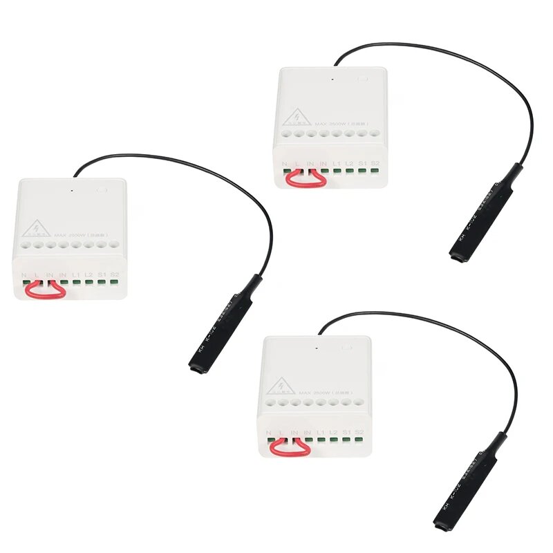 Aqara Беспроводное реле 2 канала Zigbee 3 pc aqara relay
