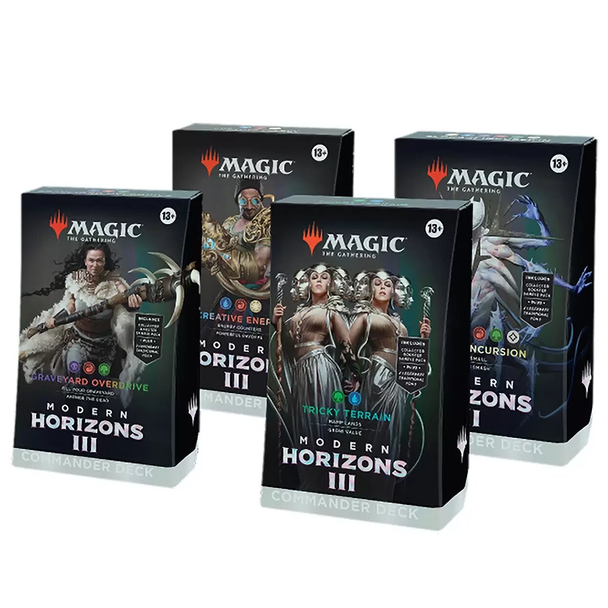 Комплект из 4 командирских колод MTG Modern Horizons 3 на английском языке