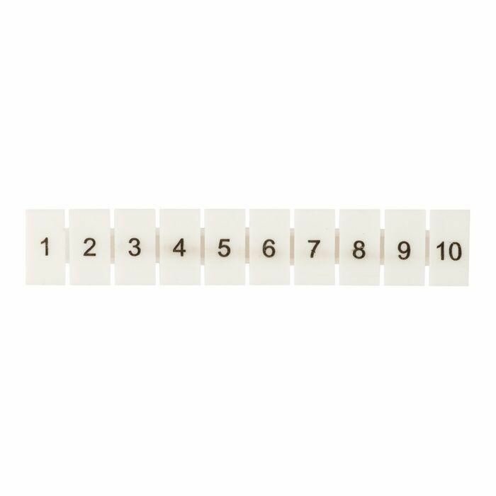 Маркеры для UT/ST/Push-in 2.5 с нумерацией 1-10 (уп.100шт) EKF zb-st-2.5-1-10