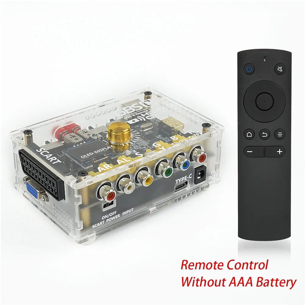 GBS Control GBSC MINI видеоконвертер, Tran White, с AU PowerSupply