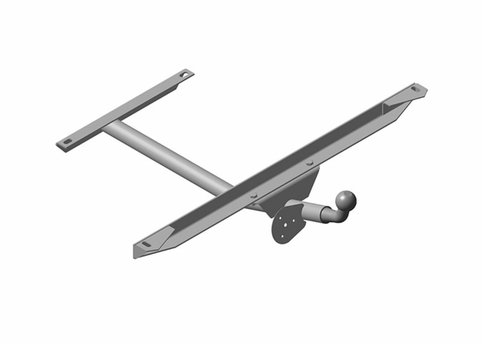 Фаркоп для Ваз (Лада) 21099 (разборный) (без электрики) (паспорт и сертификат) AvtoS. VAZ-09