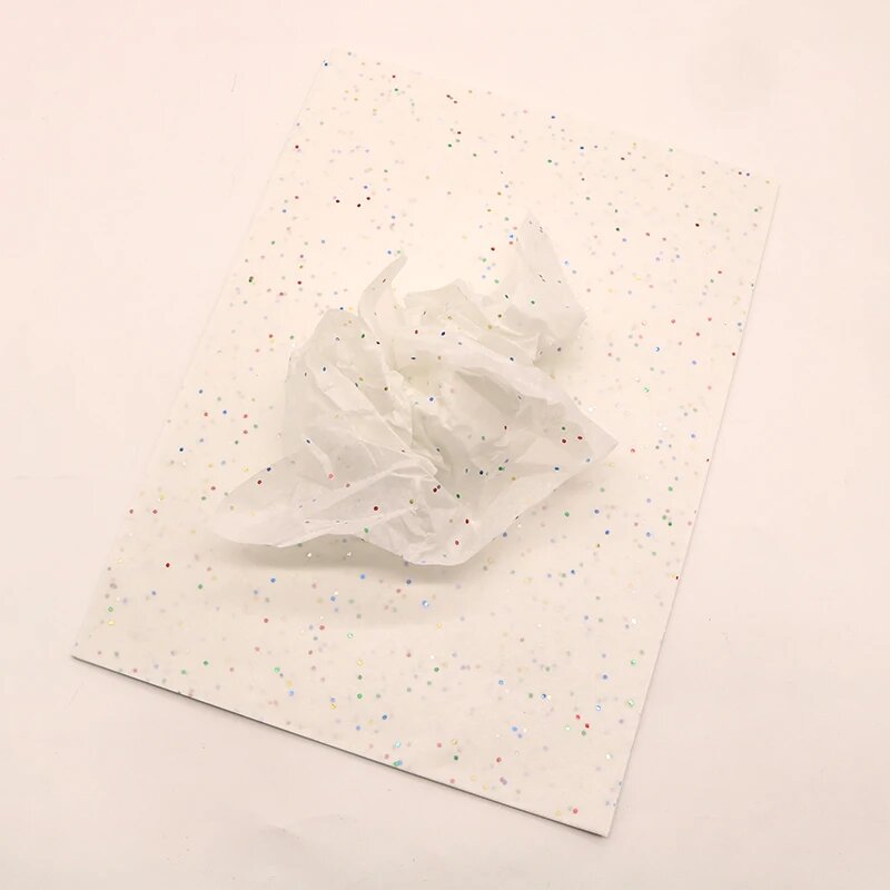 Полупрозрачная упаковочная бумага A4/A5, 100 листов Белый, 100pc A4 G-white