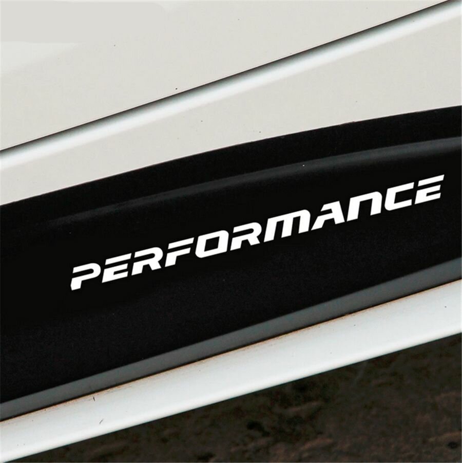 Глянцевые черные боковые юбки-накладки с наклейками-полосками для BMW 3 4 5 M3 M4 Series (2,15 млн)