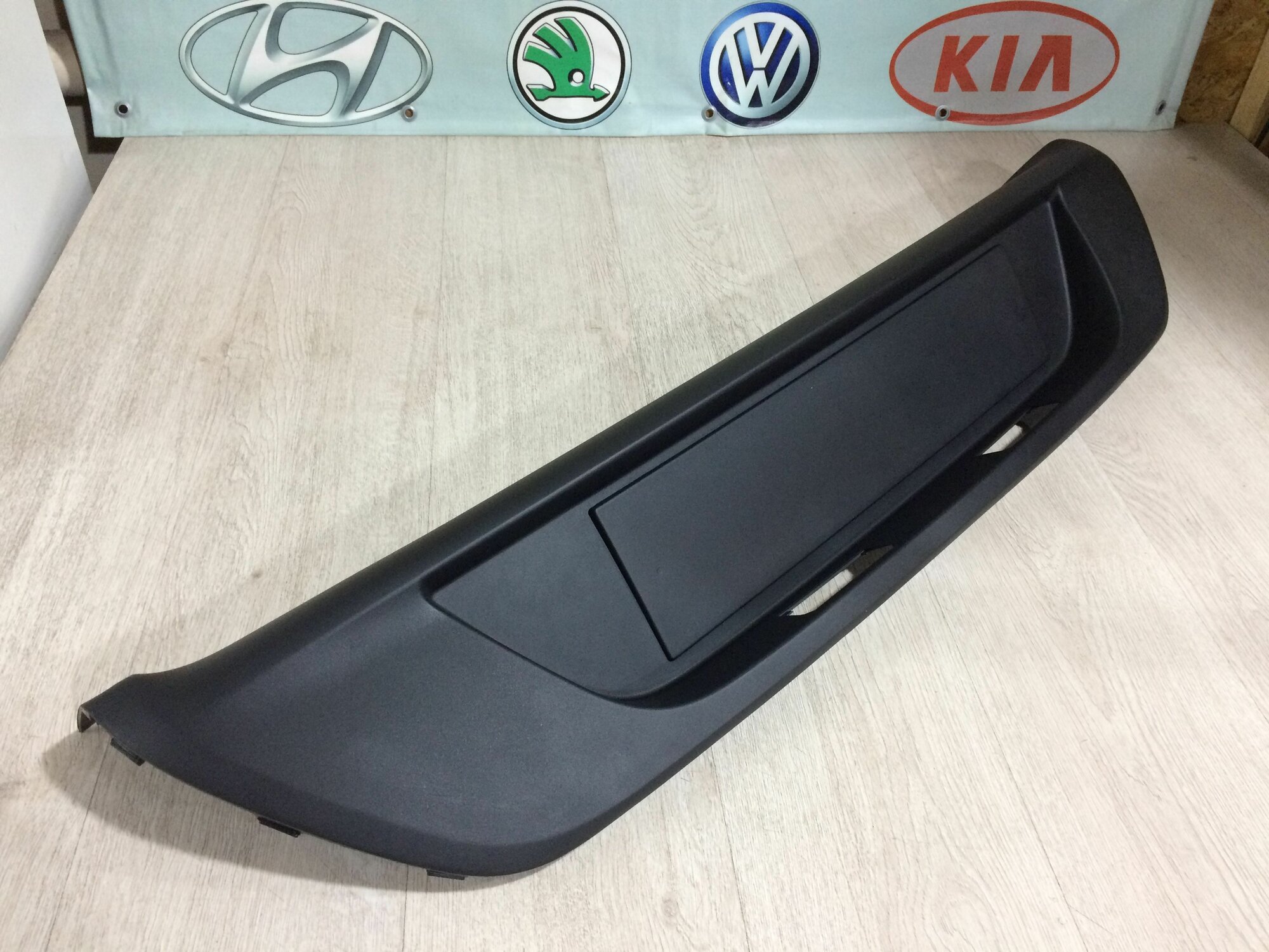 Накладка юбка заднего бампера Рио 4 Rio 17-20гг