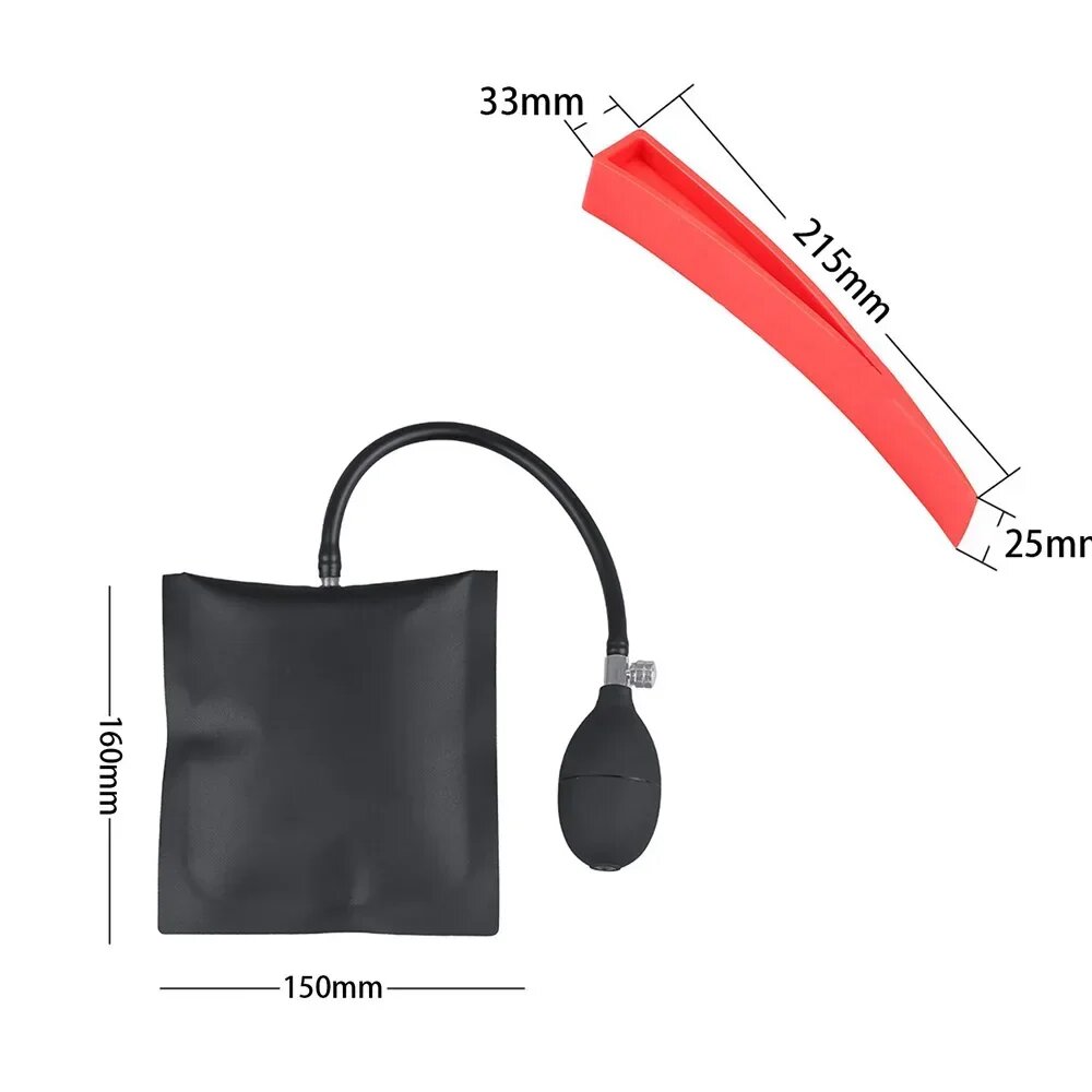 Комплект для открытия автомобиля, универсальный инструмент для открытия двери, окна автомобиля, ключ, клин, сумка для автомобильного воздушного насоса, инструменты для разблокировки и ремонта, набор аварийных инструментов для блокировки