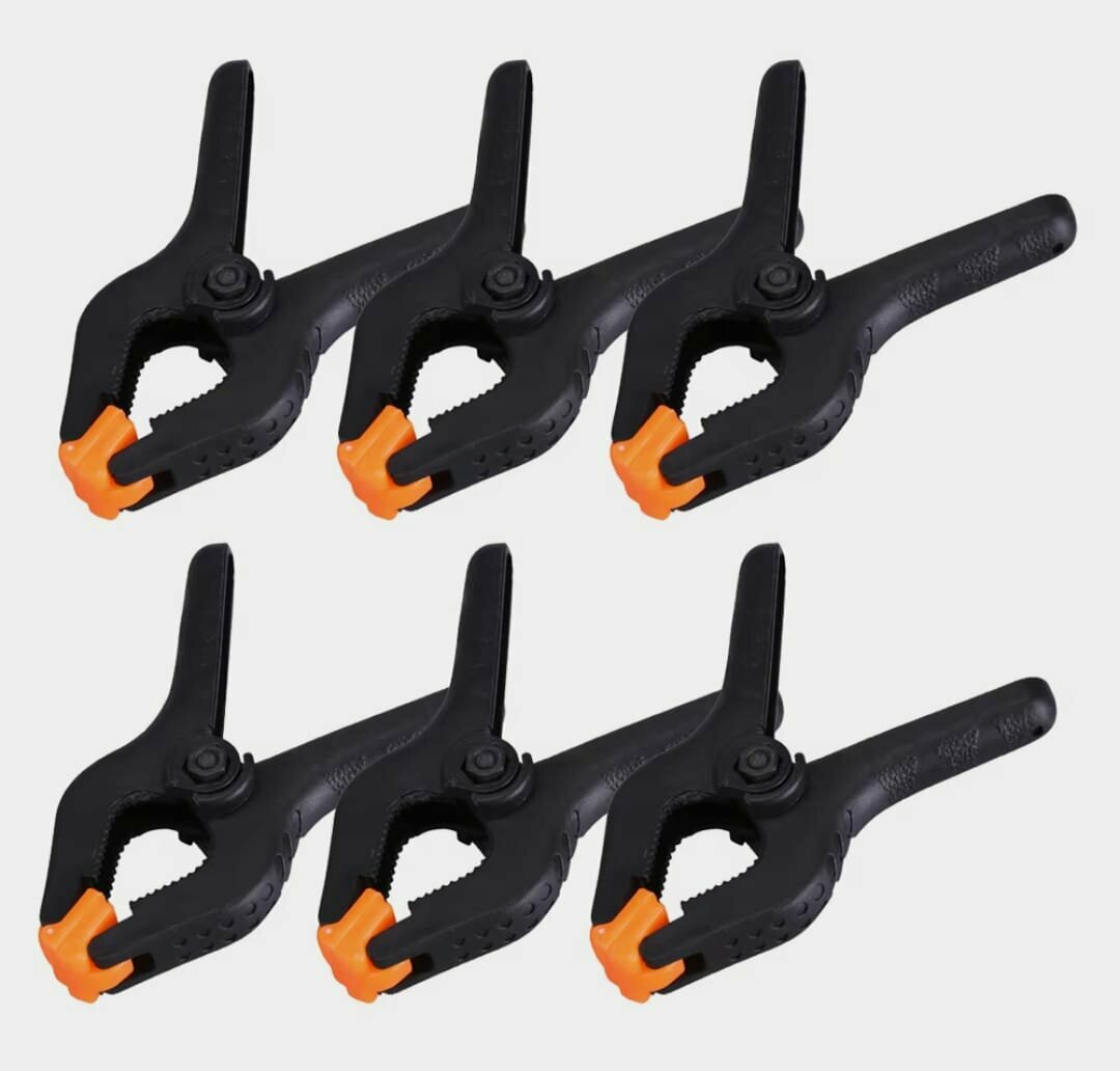 Регулируемые Пластиковые пружинные зажимы для работы с деревом рабочих столярные инструменты зажимов