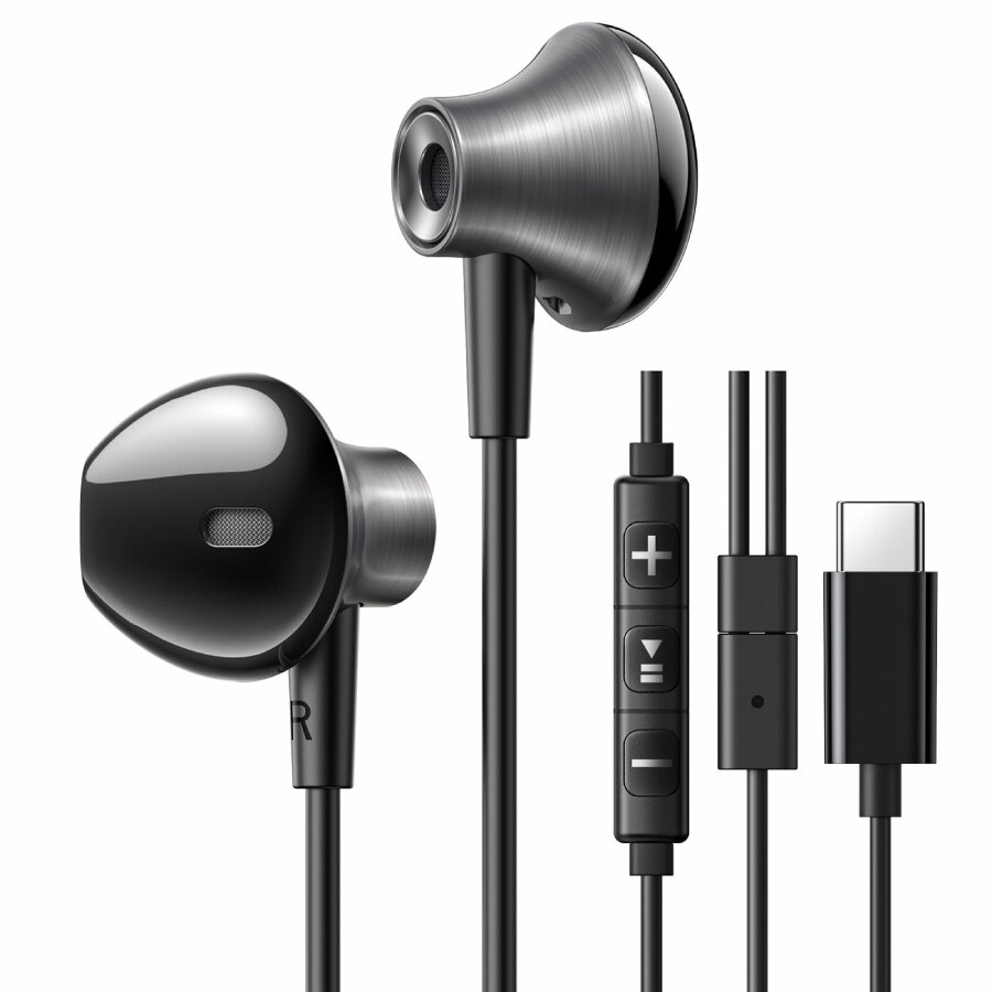 Проводные наушники UGREEN EP106 (35756) Wired Earphones Type-C черные