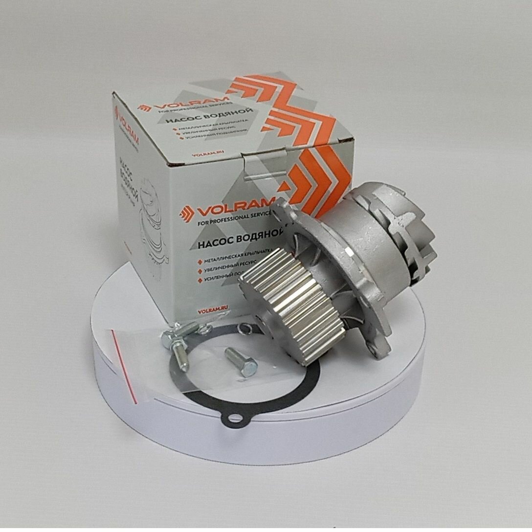 Насос водяной VOLRAM, для LADA 2108/2109/21099/2113/2114/2115, 1 шт