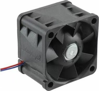 Вентилятор EBM-PAPST 422JH осевой 40х40х28мм,12В DC 6.8Вт качения 17250об/мин 2 провода 1 шт