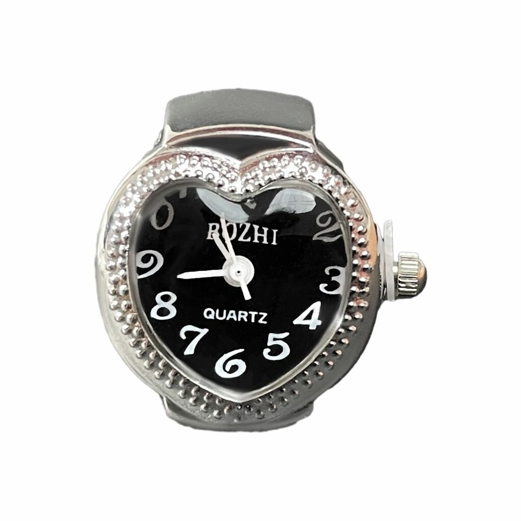 Любовные Кварцевые Часы С Кольцом-Черный