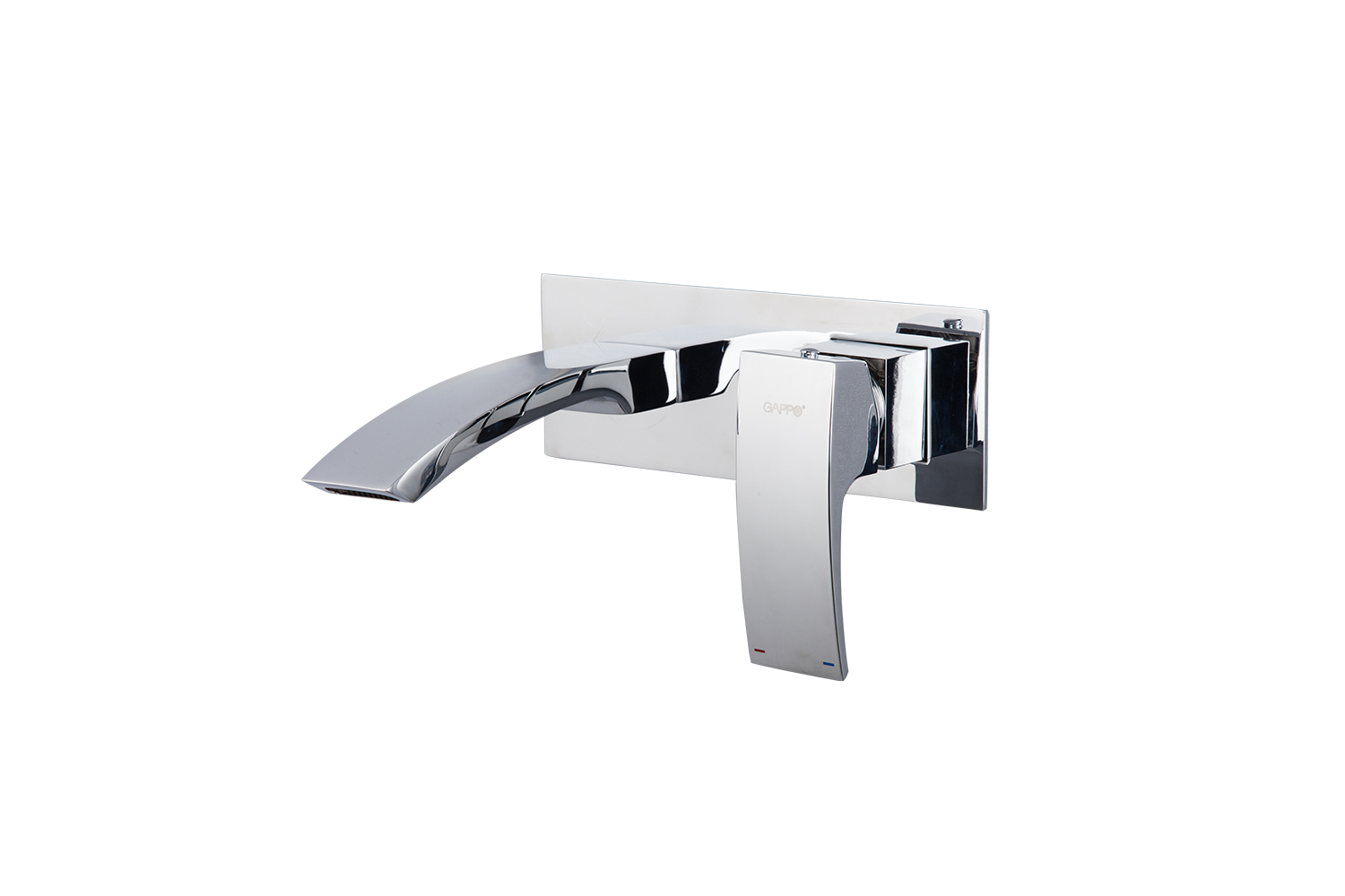 Смеситель для раковины Gappo G1007-2, встраиваемый, латунь, аэратор, однорычажное управление