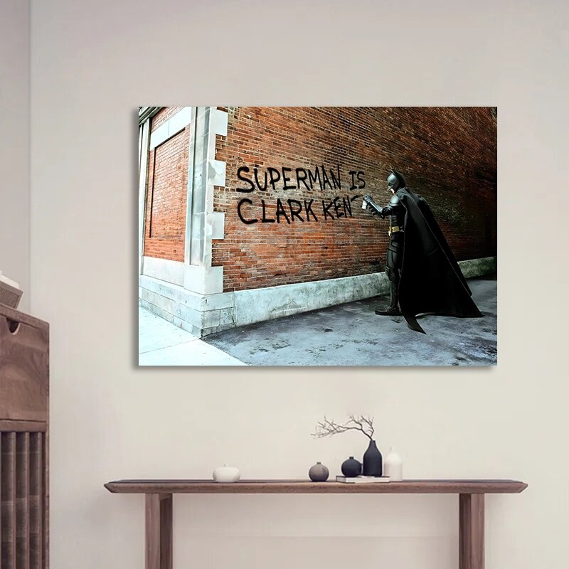 Супермен / бэтмен, картина джокер, картины на стену для интерьера, 20х30 см.