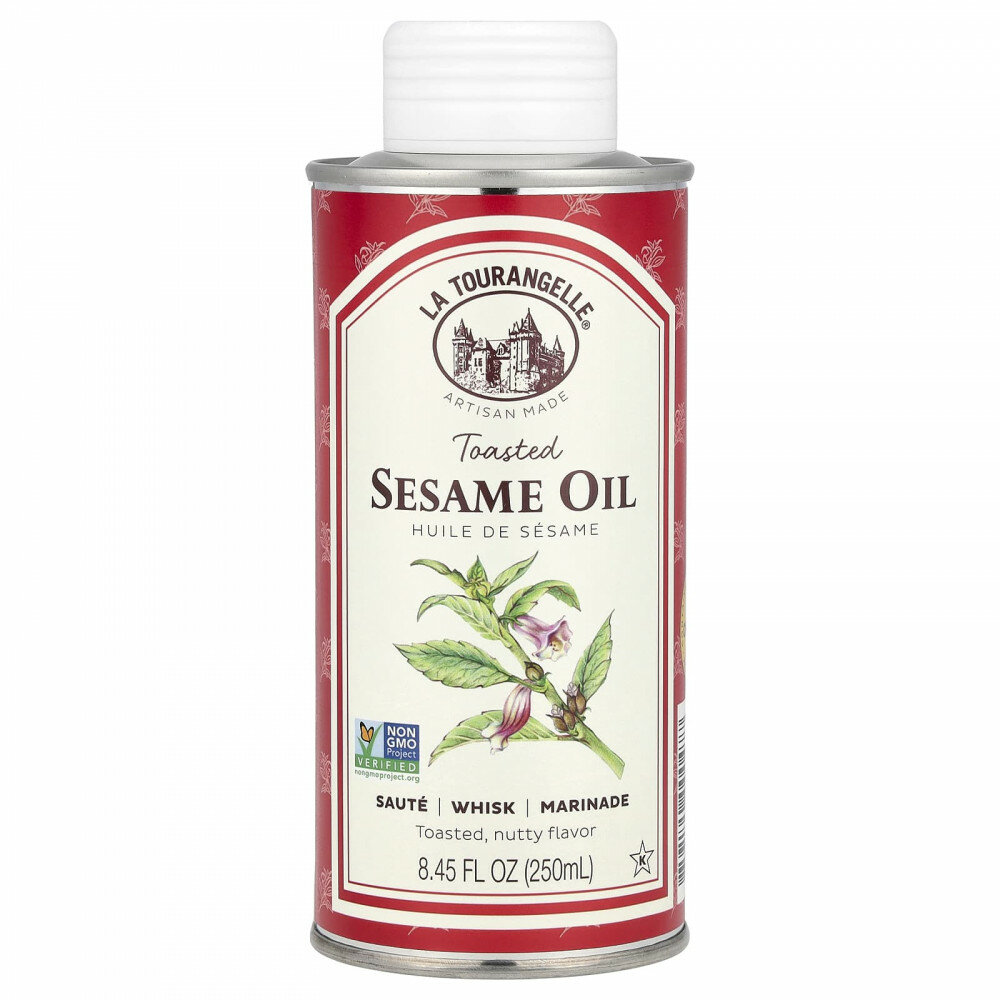 La Tourangelle, Обжаренное кунжутное масло, 250 мл (8,45 жидк. унц.)