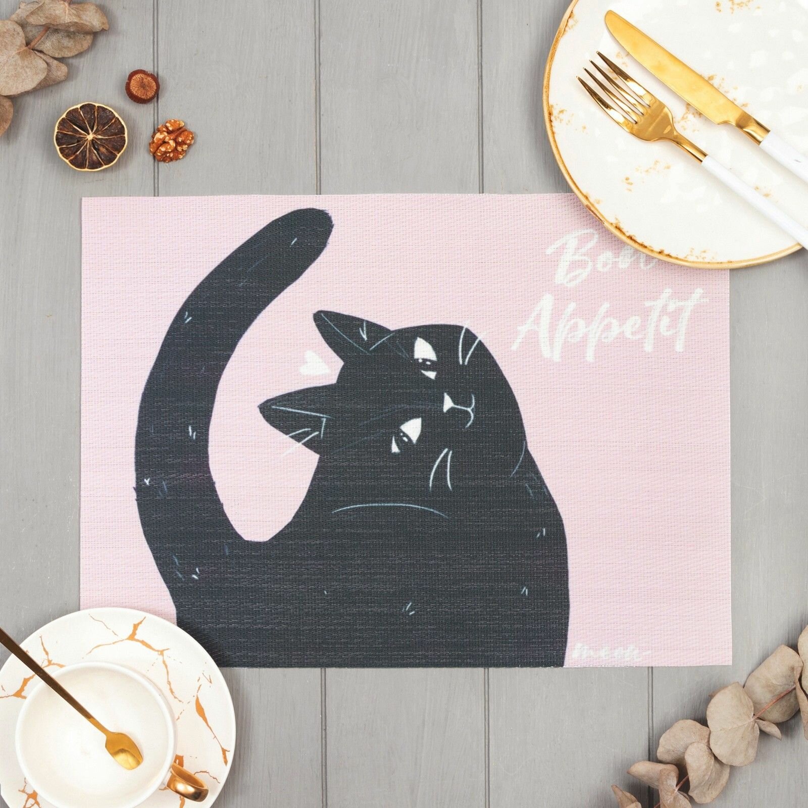 Салфетка на стол сервировочная Доляна Bon appetit 40х29 см