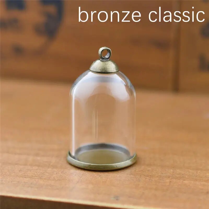 Стеклянный купол Bronze Classic для украшений