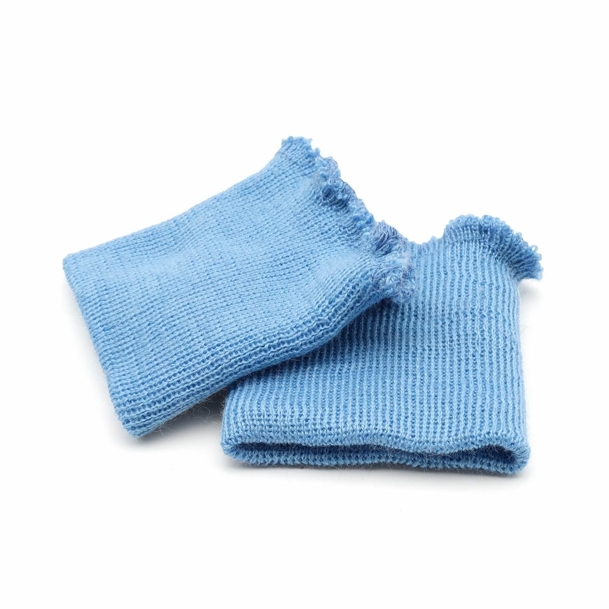 Манжет тонкий малый (30% шерсть, 70% акрил), 14 кл, 1*1, 6см*7см (020 голубой)