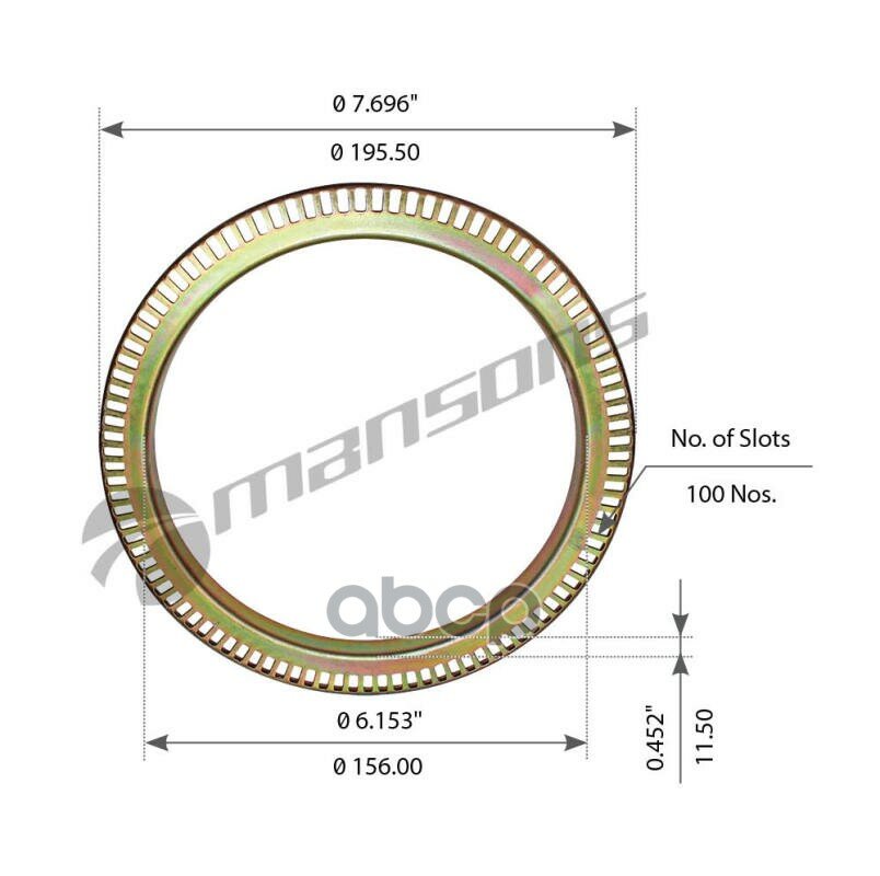 Кольцо АБС SAF MANSONS Mansons арт. 600.151