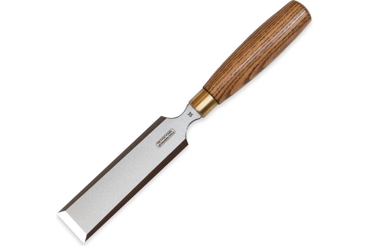 Стамеска Петроградъ Волга 35 мм М00019981 для резьбы по дереву и столярных работ