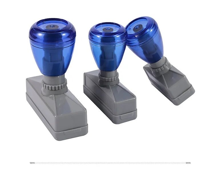 5 шт. держатели штампов прозрачные синие HA 15x56 13x50 15x43 10x35 10x55 мм Rectangle 10x35MM