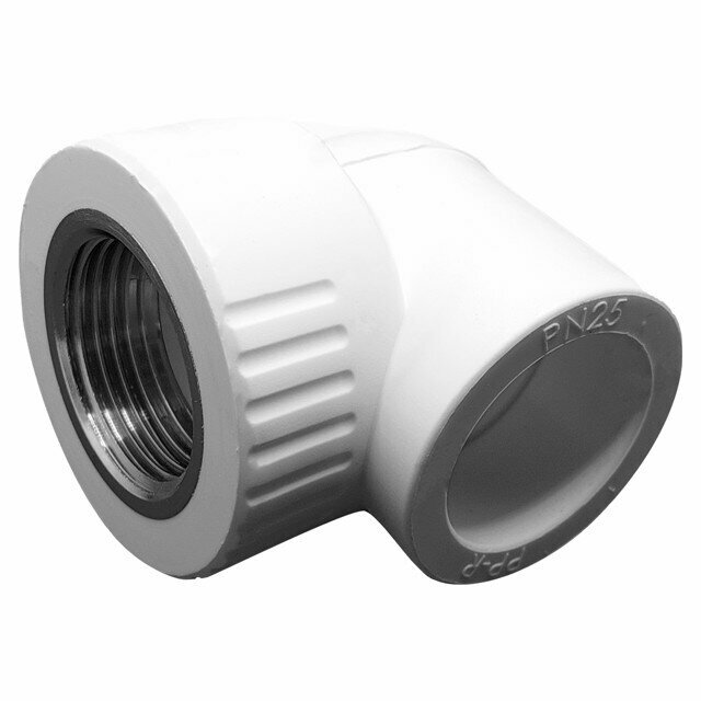 Ростерм угольник PPR комбинированный d20x1/2 для водоснабжения и отопления надежная сварка