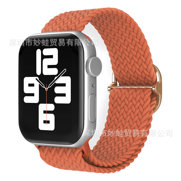 Ремешок для часов, нейлон, двойной, для Apple Watch, 42-49 мм