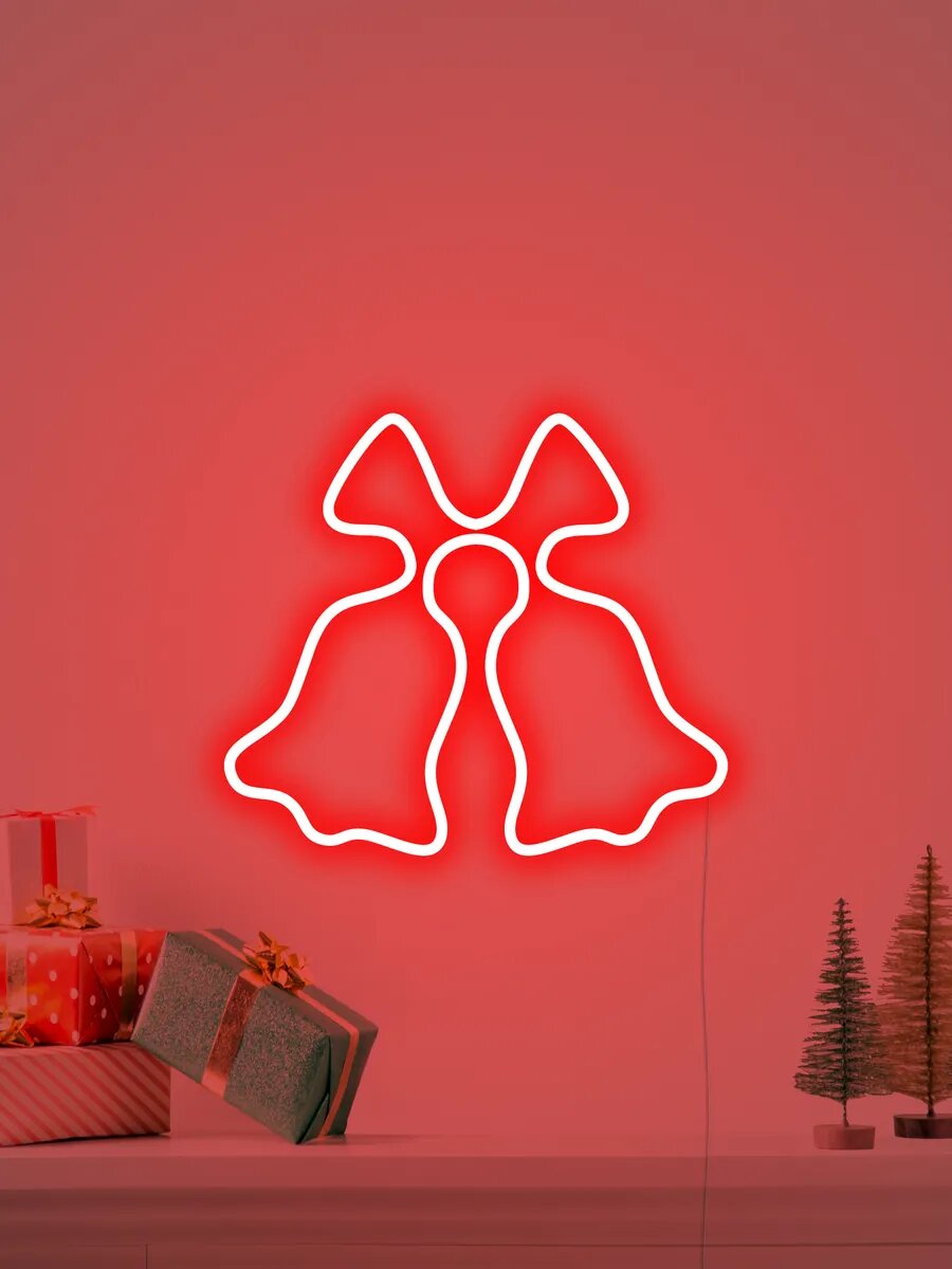 "Колокольчики" неоновая лампа, светильник