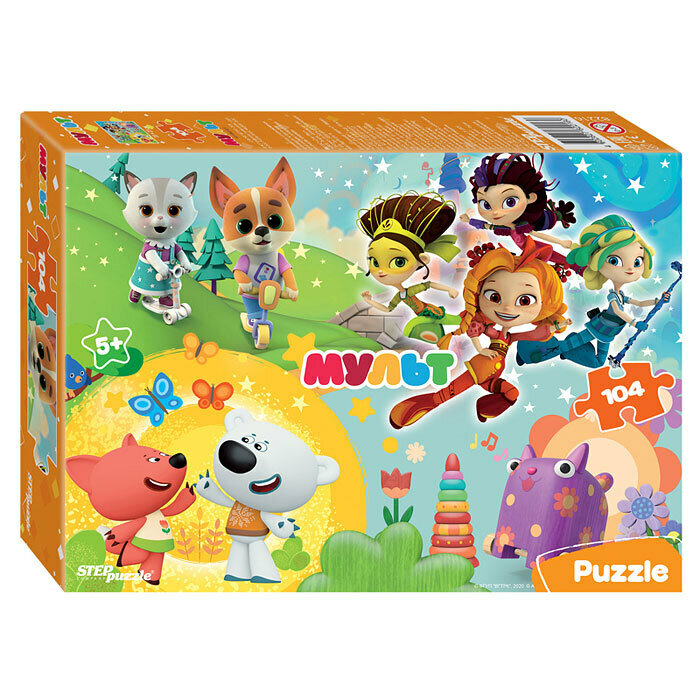 Пазлы Step Puzzle 104 элемента "Сказочный патруль и др Мульт" (82216)