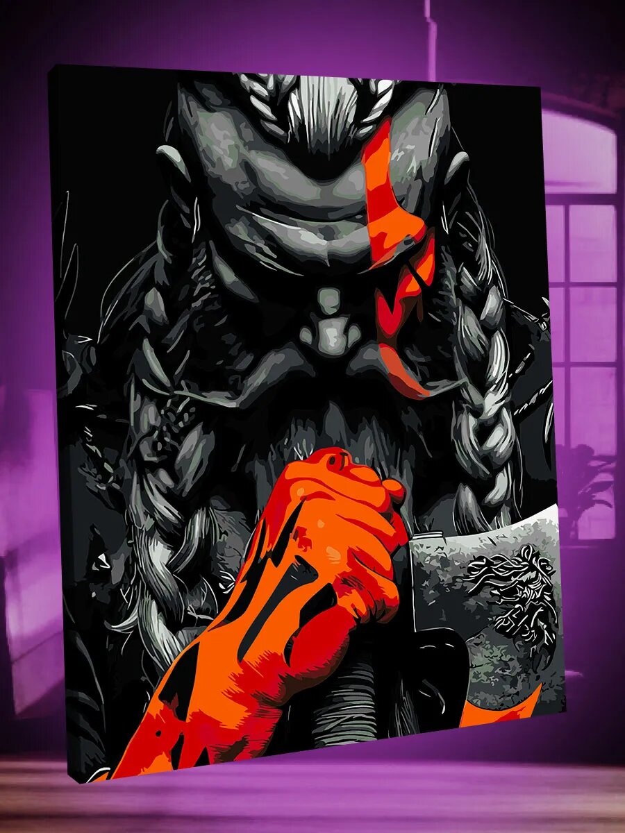 Картина по номерам Скандинавия викинги