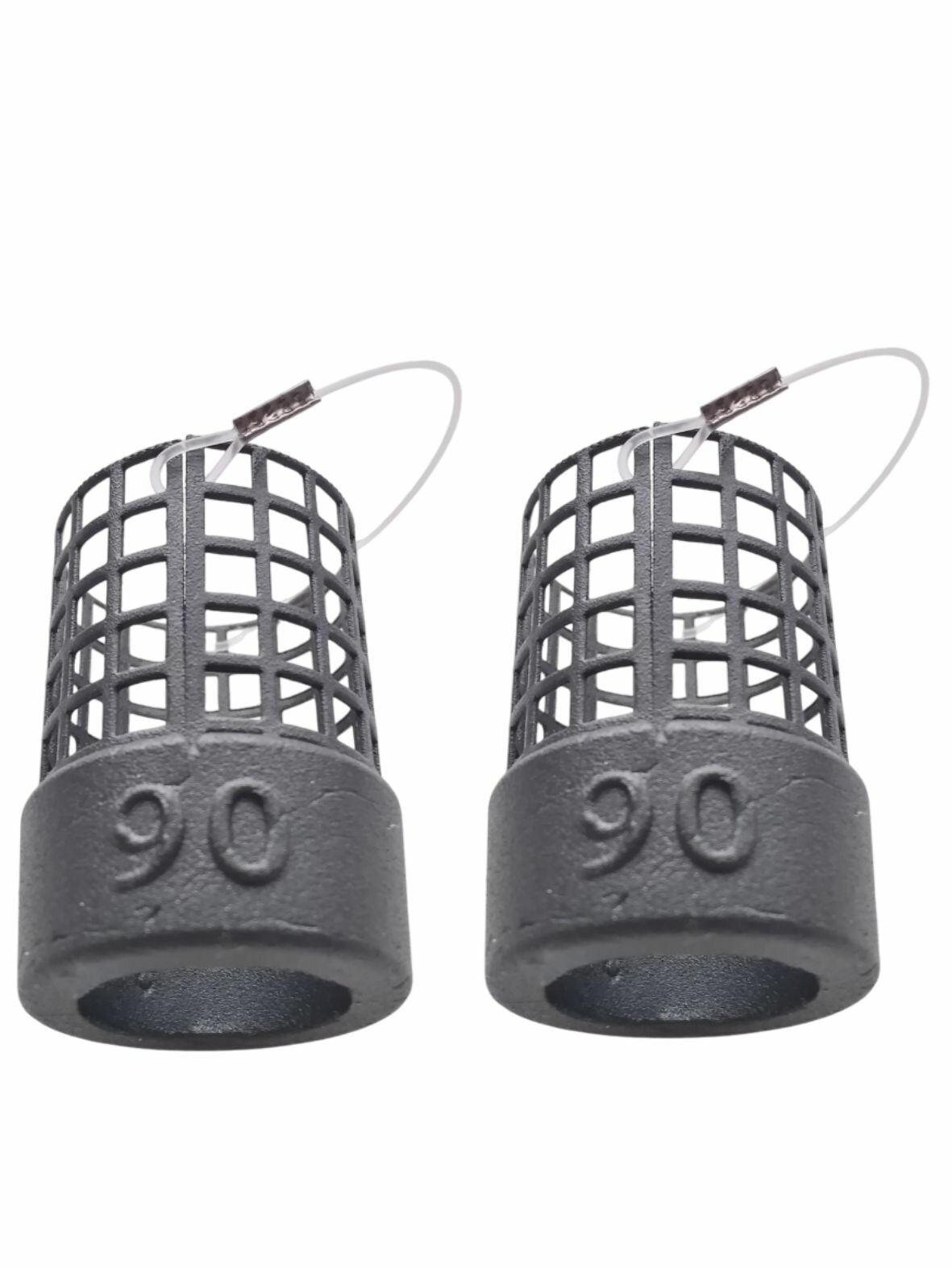 2 ШТ. Кормушка фидерная Дюза черная 90гр. для реки с умеренным или сильным течением