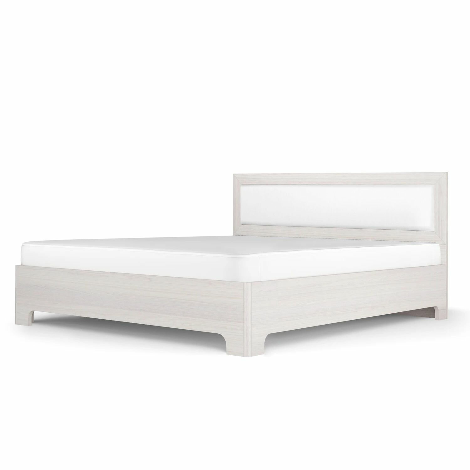 Кровать-1 1200 экокожа Парма Нео, цвет Ясень анкор светлый