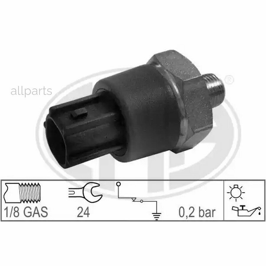 ERA 330697 Датчик давления масла NISSAN/INFINITI /P=0,2Bar ERA 330697