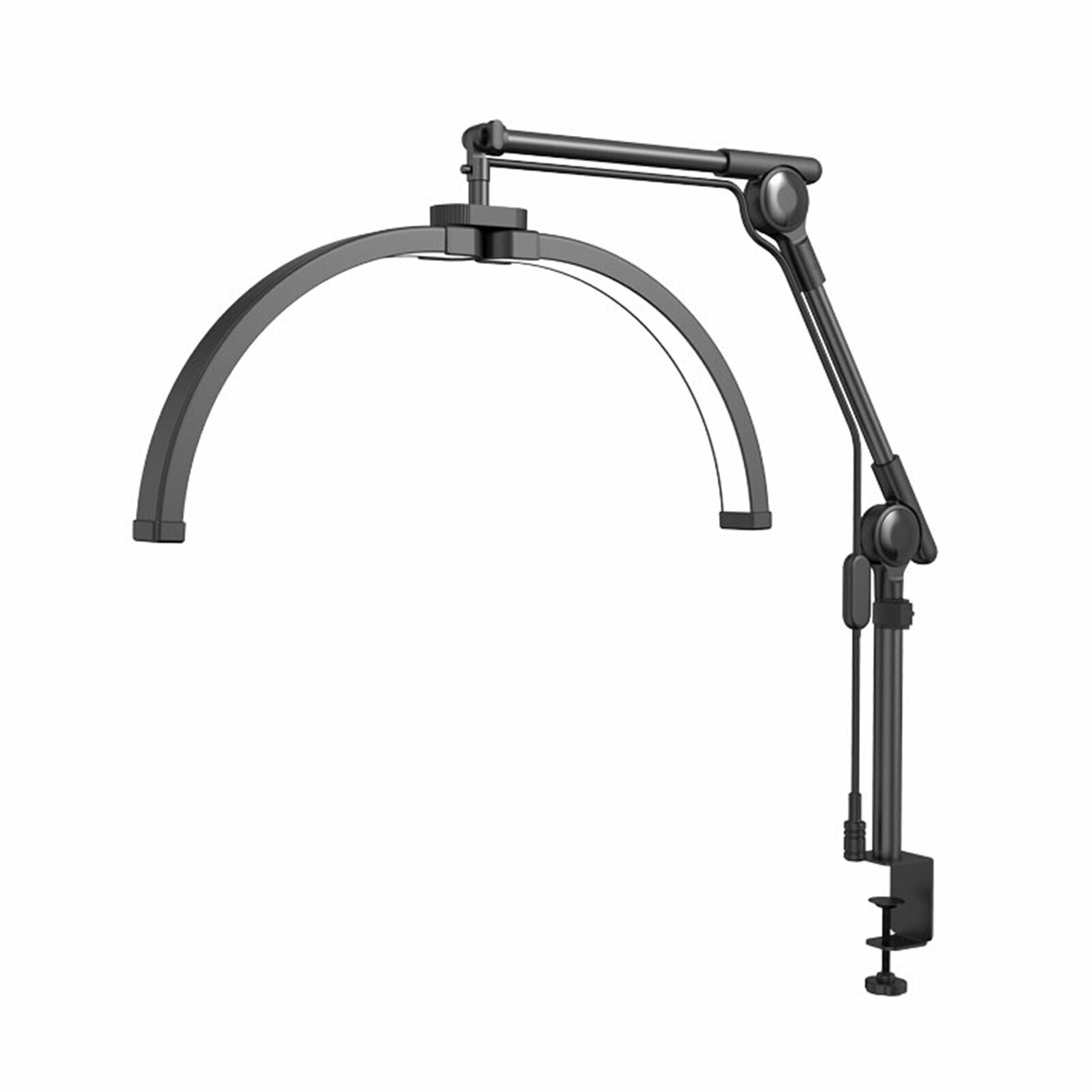 Свет полумесяца для маникюрного стола 32 Вт Nail Tech Light Настольная лампа для ногтей 10 Яркость 3 Цветовая температура для ногтей Ресницы Татуировки Поделки