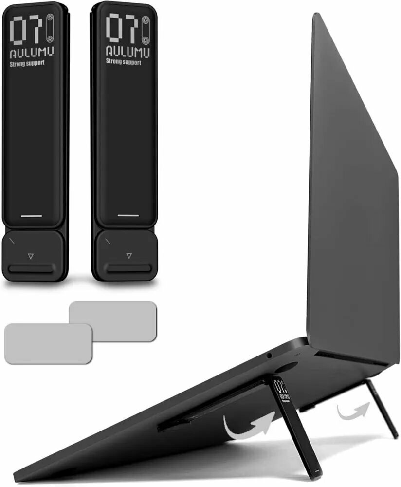 Суперпортативная эргономичная подставка Aulumu G07, Pop Up Foot Stands Laptop, для ноутбуков и планшетов 8-20 '