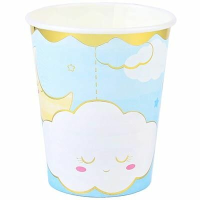 Стаканы бумажные весёлая затея Детские Грезы, голубые, 250 мл, 6 шт