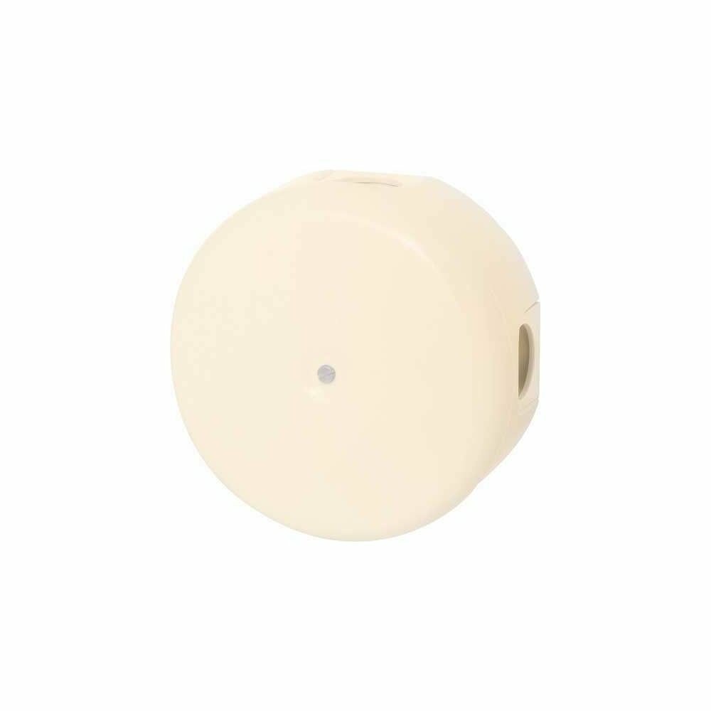 Коробка распределительная 78мм (4 кабельных ввода в комплекте) пластик песочн. зол. Bironi B1-521-24-K