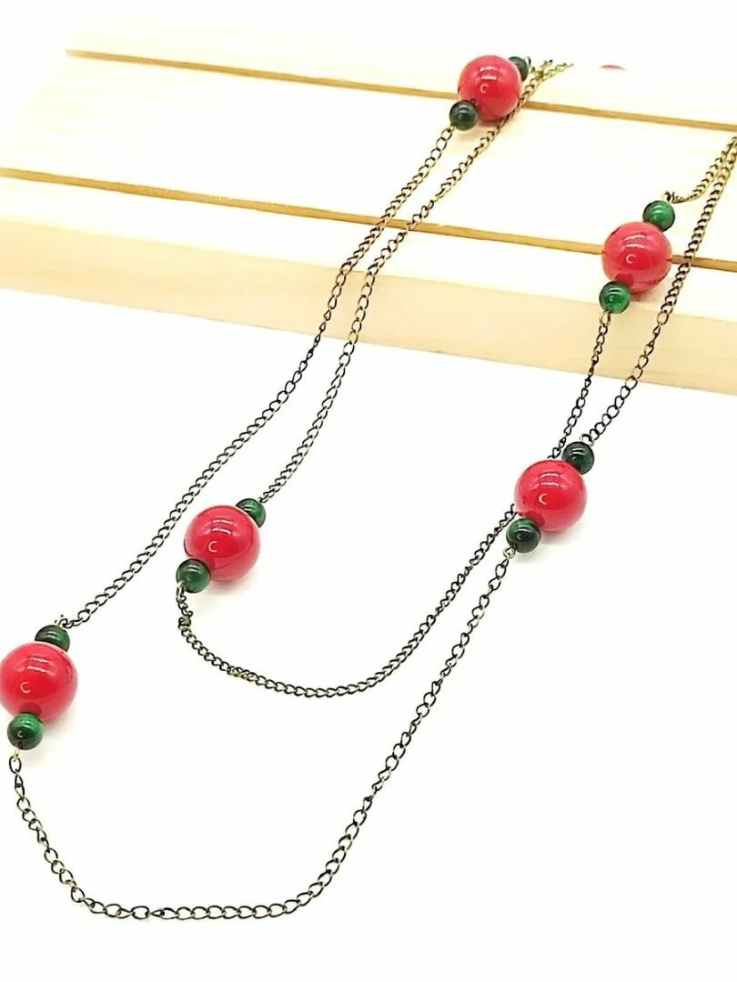 Бусы ForMyGirl, нефрит, тигровый глаз