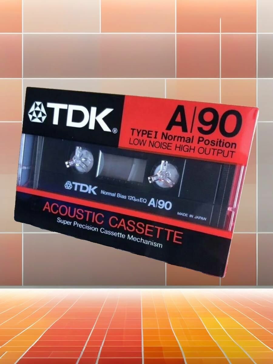 Аудиокассета TDK A90 1986г (1шт.) 90 мин.