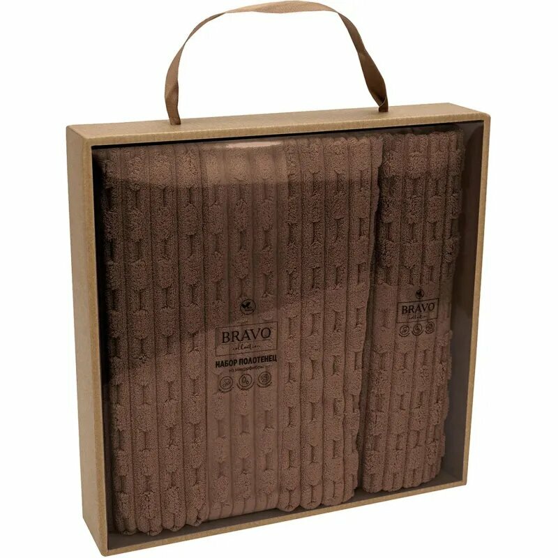 Набор полотенец НВ Фарбен,(35х75 + 70х130), беж,162167, 2338249