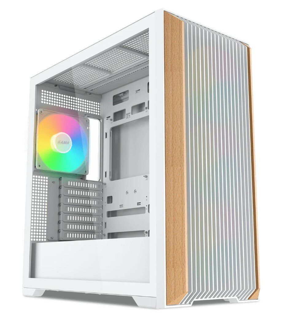 Компьютерный корпус SAMA Z60, белый Z60-WHAWA4X1-GL