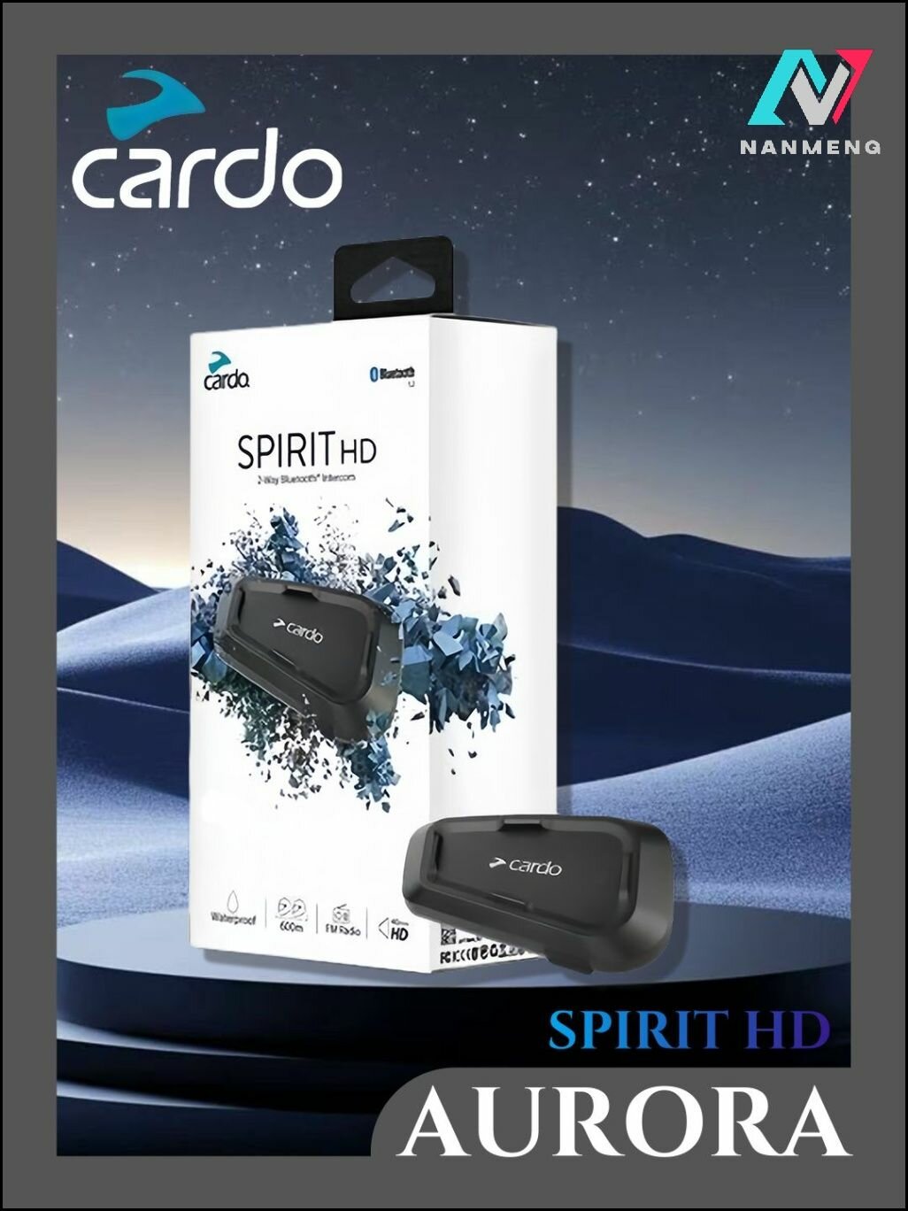Эксклюзивная мотогарнитура Cardo Scala Rider SPIRIT SINGLE, модель Intercom04