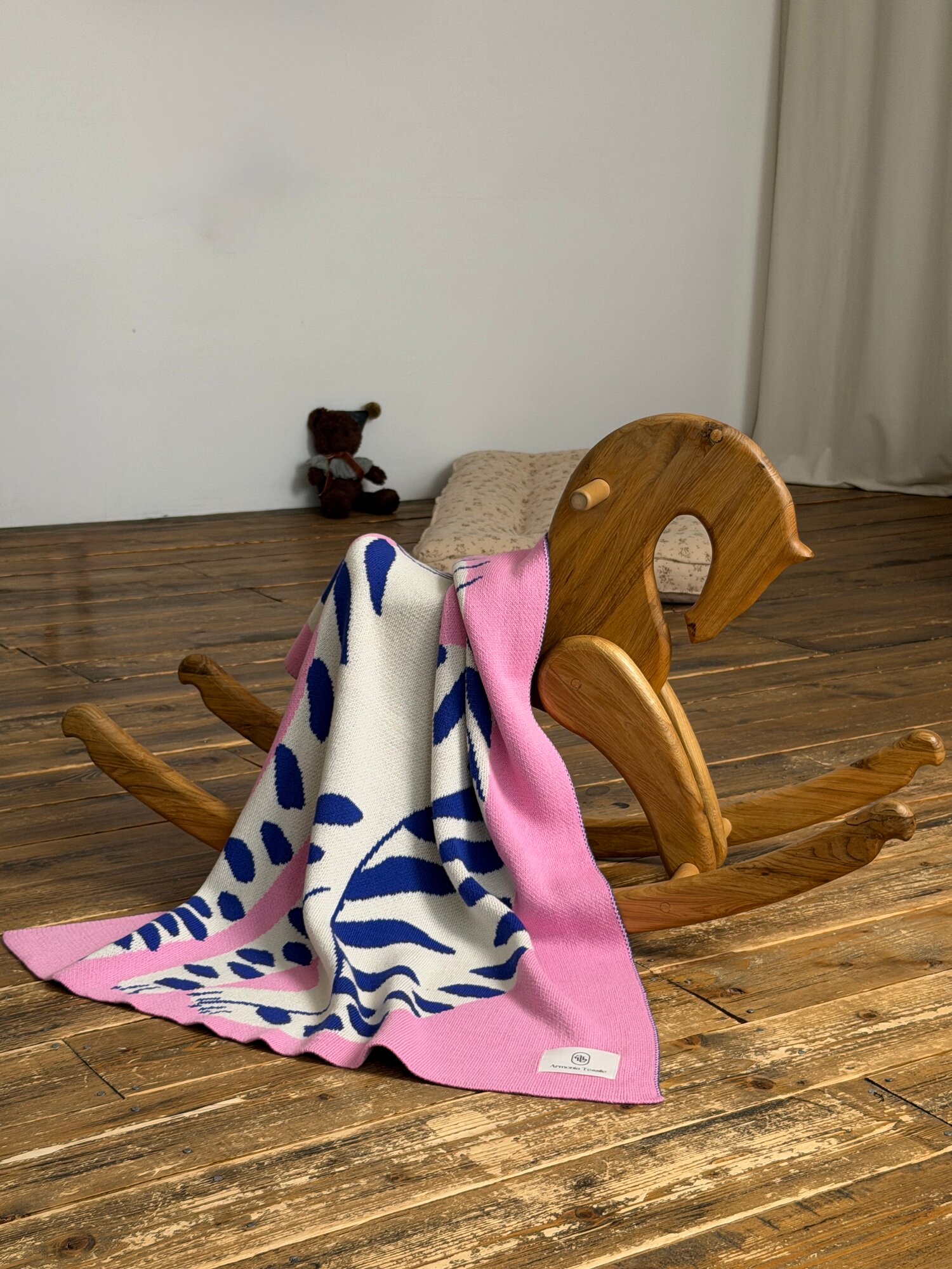 Детский плед "Gatta", 100% хлопок 80*100 см, бренда Armonia Tessile