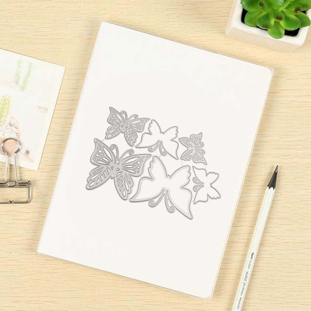 Металлические штампы-трафареты Бабочки