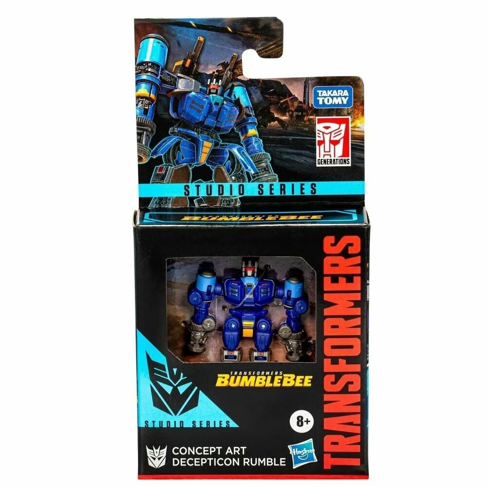 Трансформеры игрушки Hasbro Transformers Studio Series Core Transformers: Bumblebee Concept Art Decepticon Rumble (8.9cm) F8749