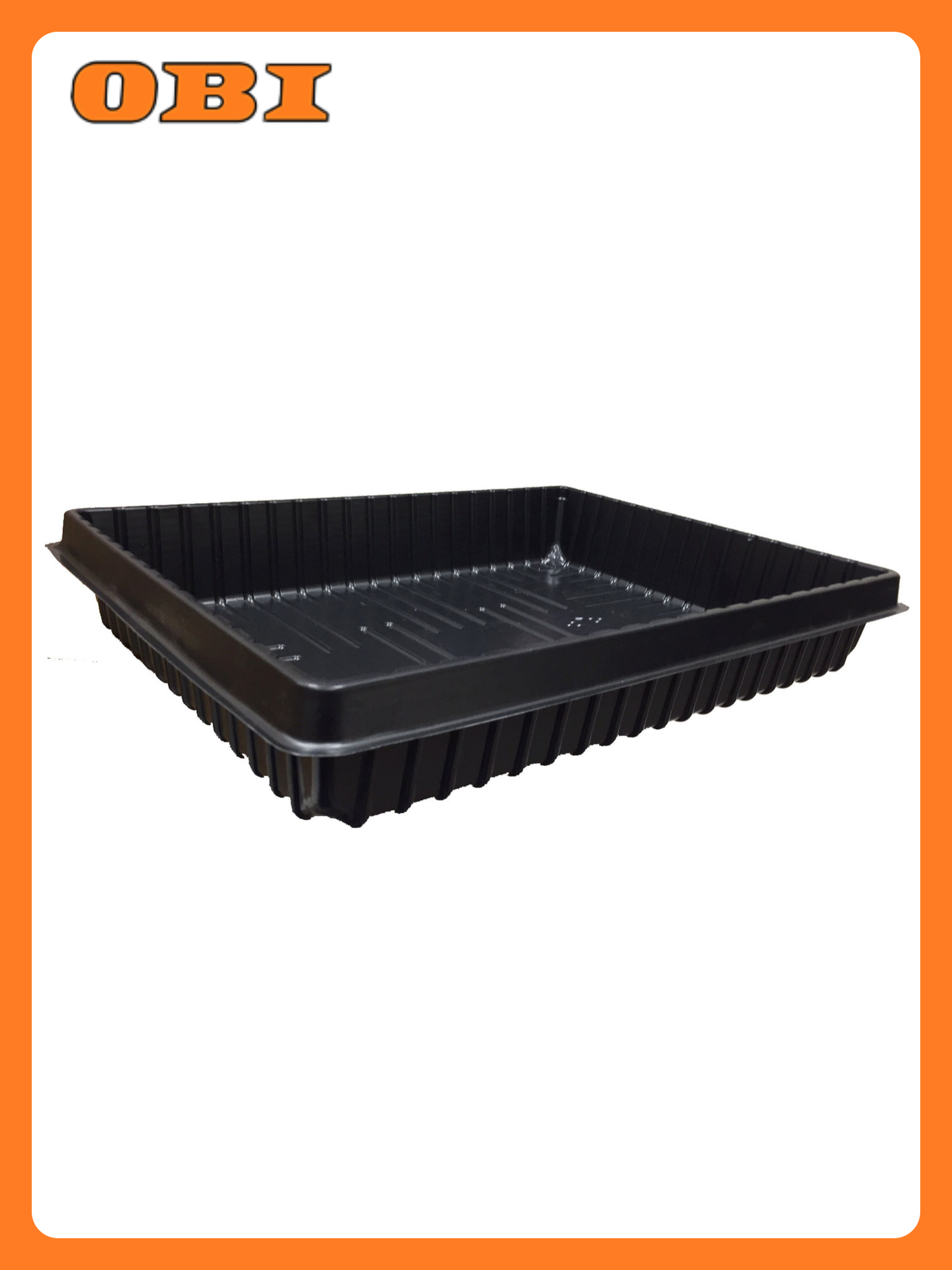 Поддон ГазонCity, для рассады, пластик, черный, 40х30х6,5 см