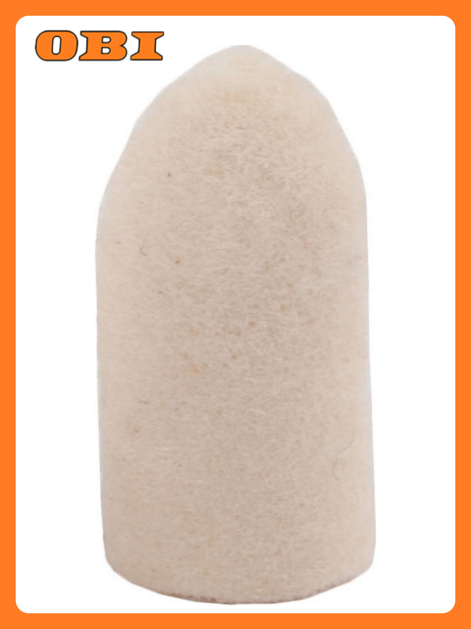 Валик шлифовальный ЗУБР, для металла, фетр высокой очистки, 10 мм