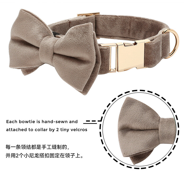Фабрика самый продаваемый Кофе Бархатный поводок для собак ошейник для выгула собак поводок персонализированные надписи