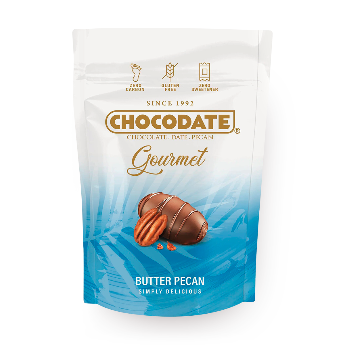 Финики Chocodate Gourmet с орехом пекан и миндальным кремом в молочном шоколаде