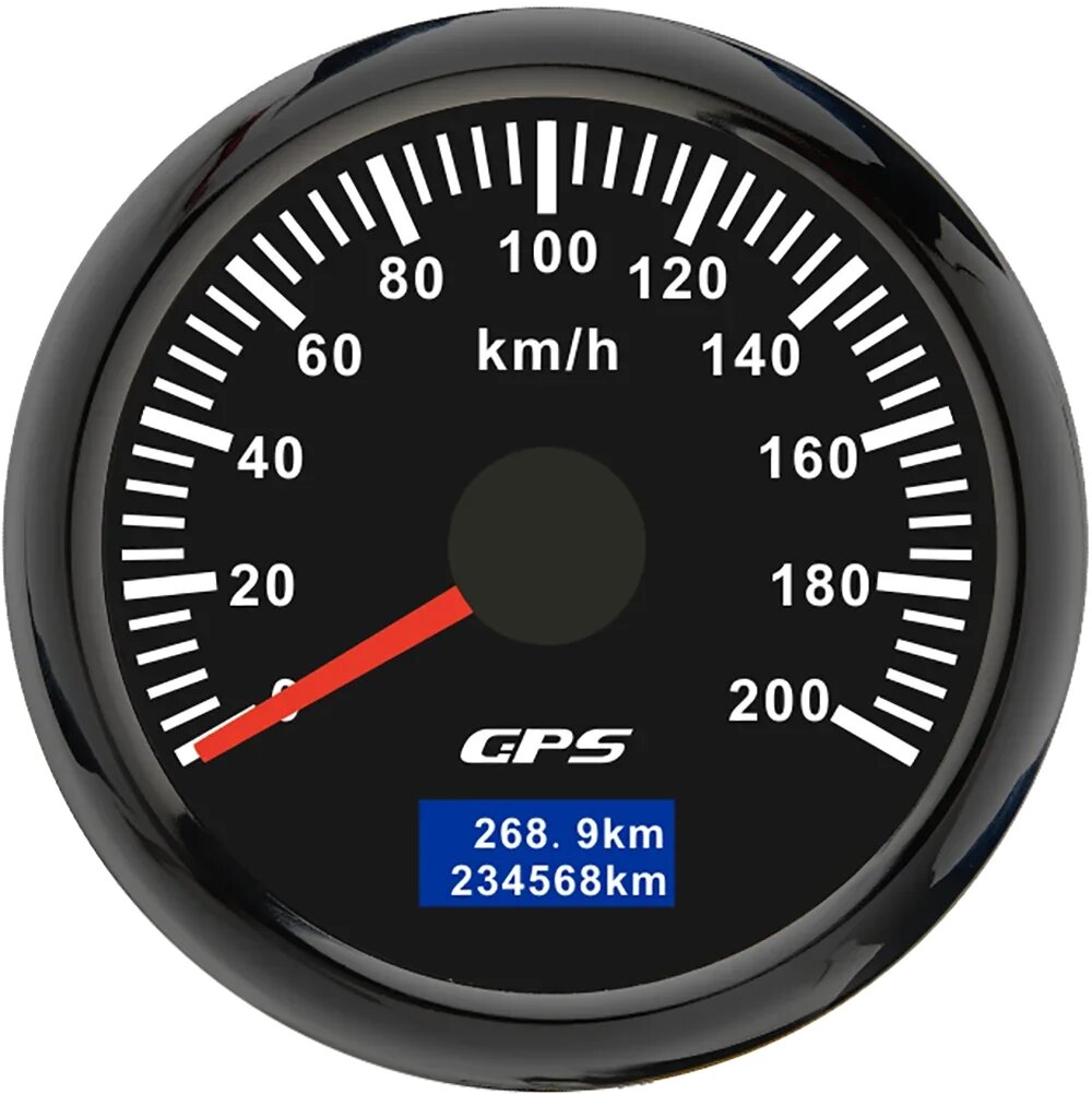 30/60/80/120/200 км/ч GPS-спидометр с GPS-антенной 52 мм измеритель скорости для 200KMH-BN