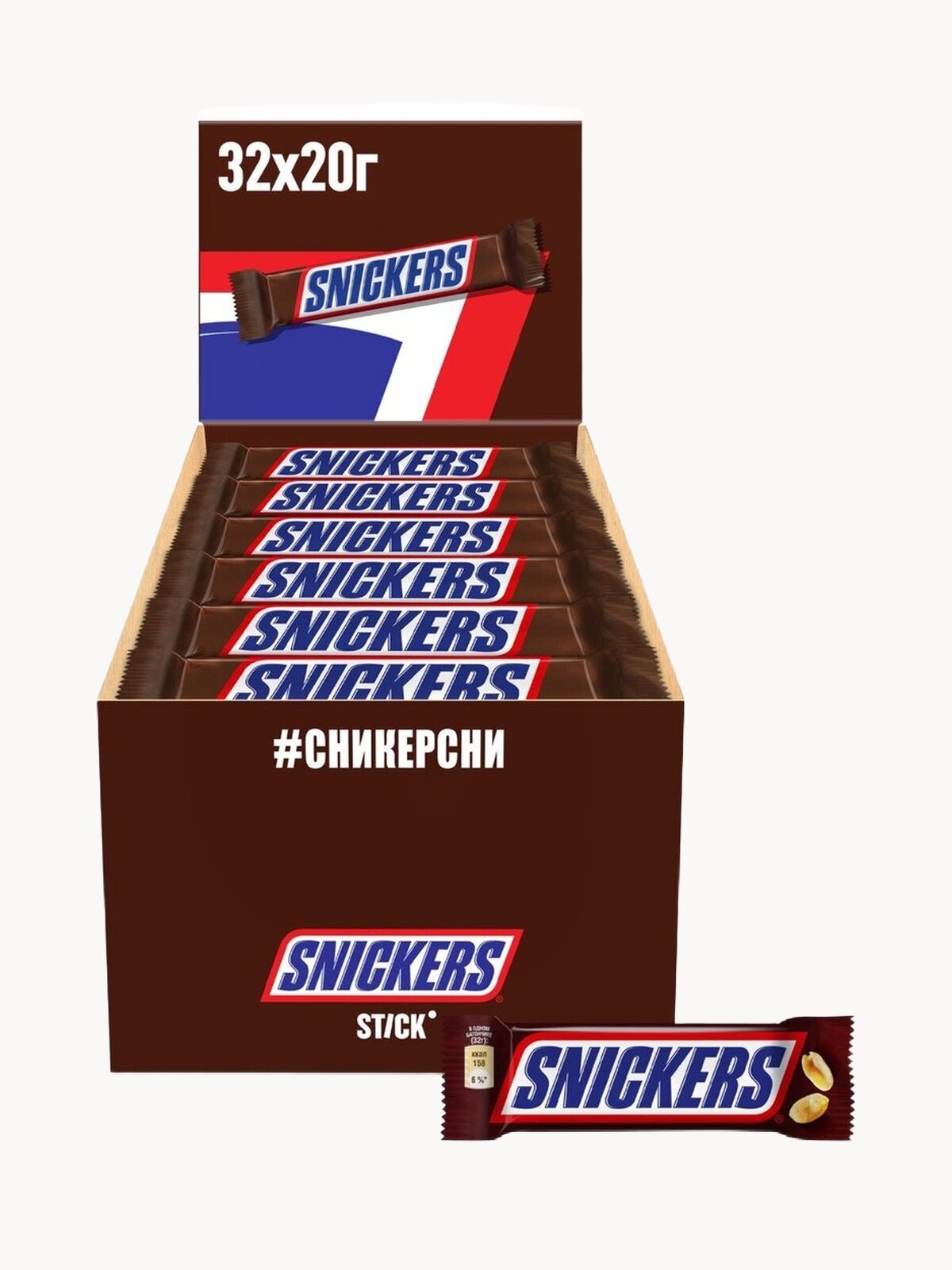 Snickers Стик 32*20g