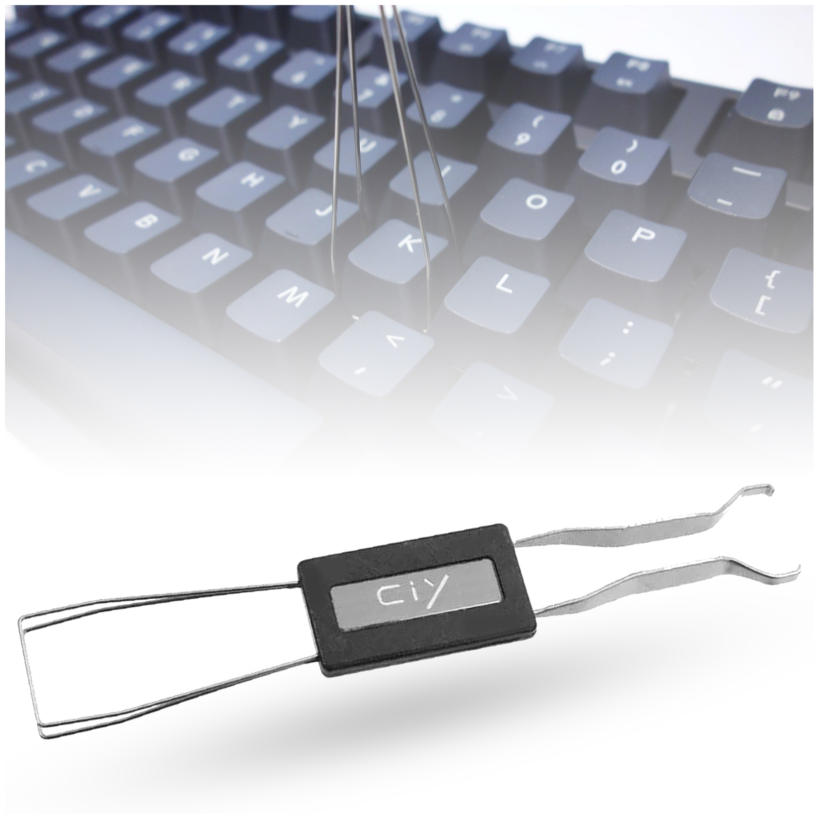 Пуллер для клавиш, для клавиатуры, универсальный, прозрачный